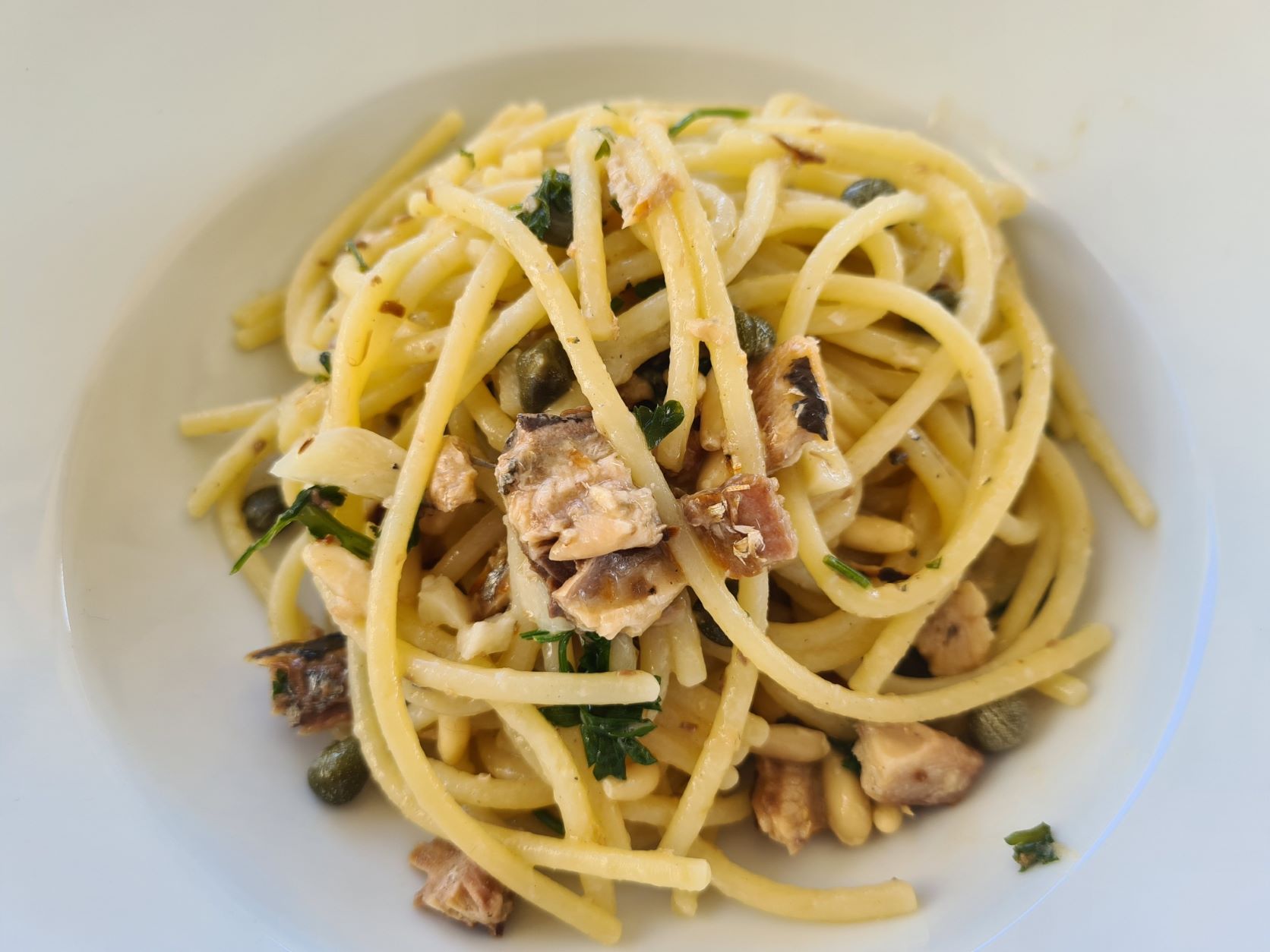 Bigoli con le Sarde - Susan Diethelm